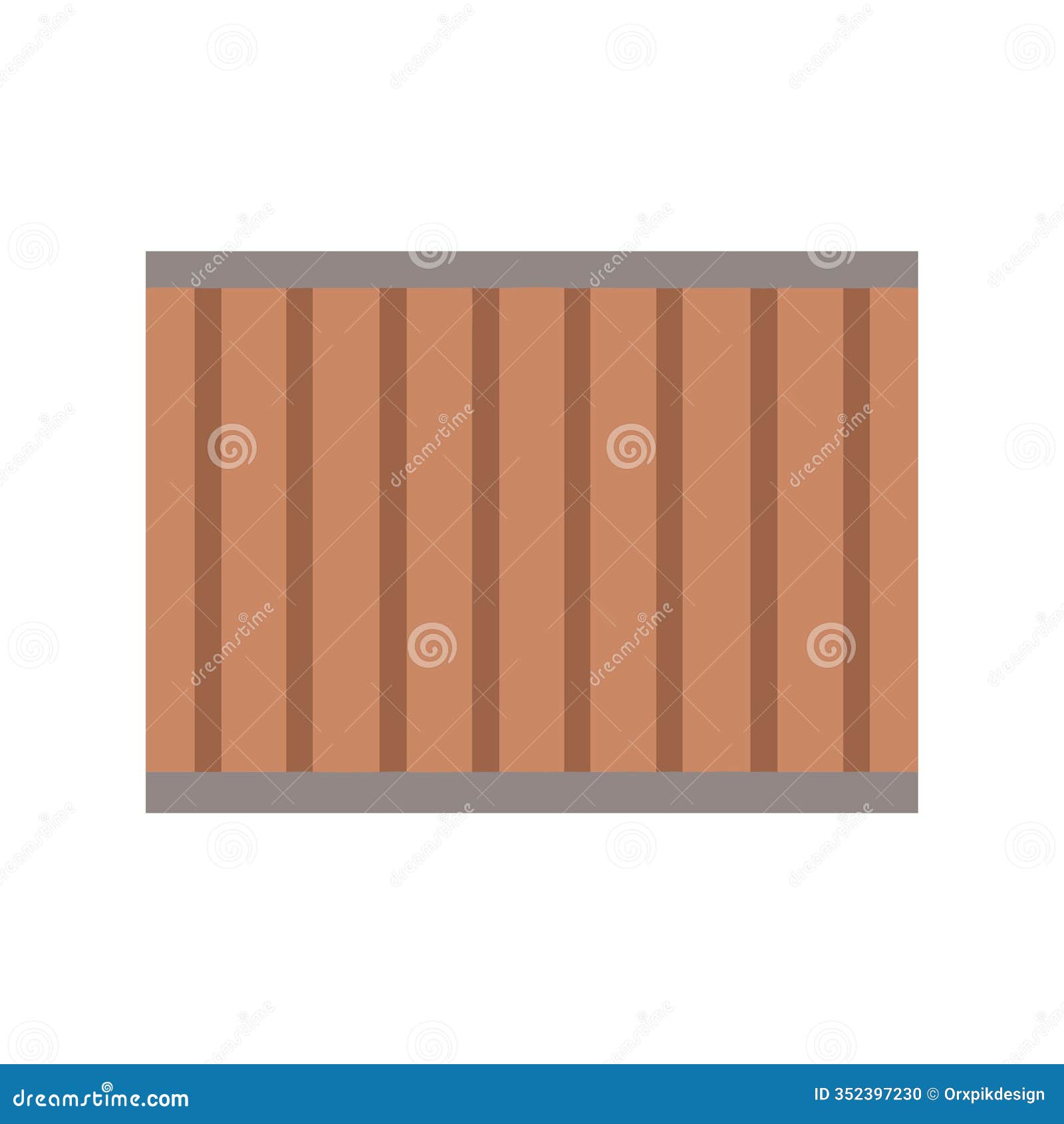 Creative Deck Footing Illustration For Construction Design Cartoon ...