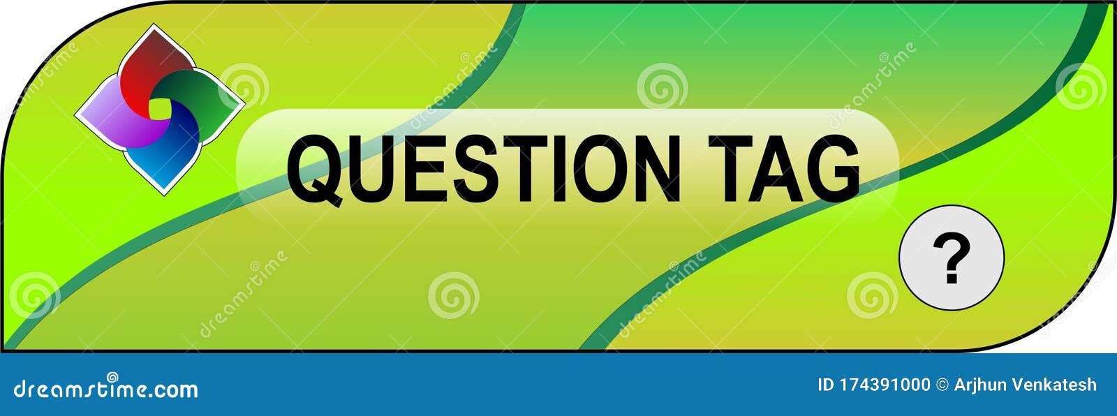 Illustration of Solution Question Tag Symbol with Colourful Design ...