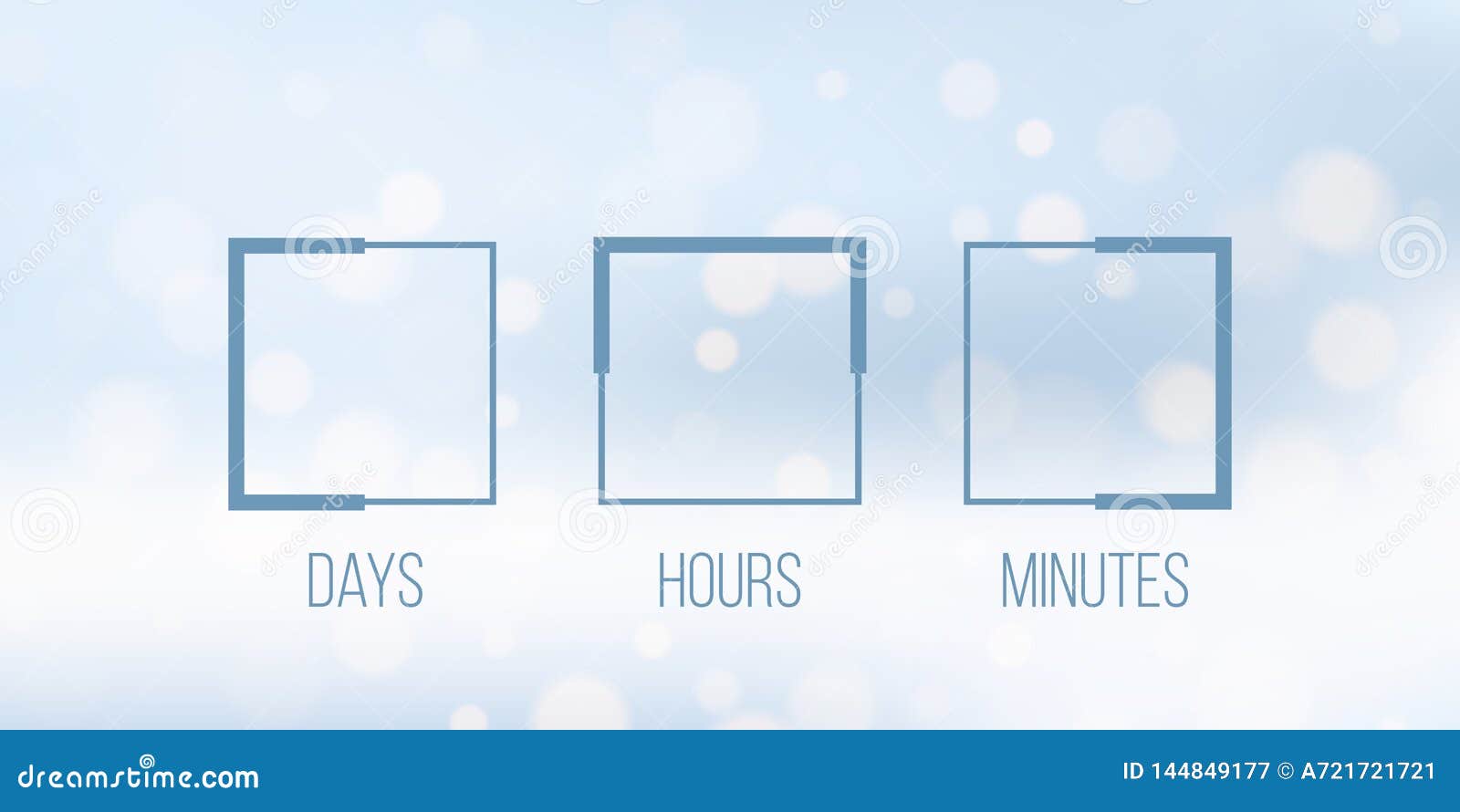 Creative Illustration of Digital Clock Timer Isolated on Background ...