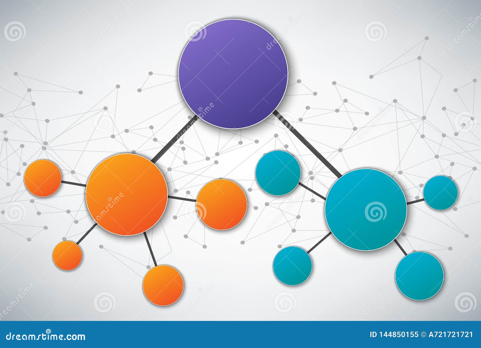 Creative Illustration of Mind Map Infographic Template Isolated on ...