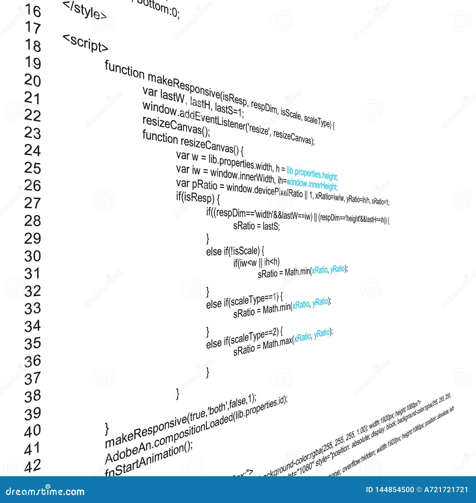 Creative Illustration Of Programming HTML Code On Computer Screen ...