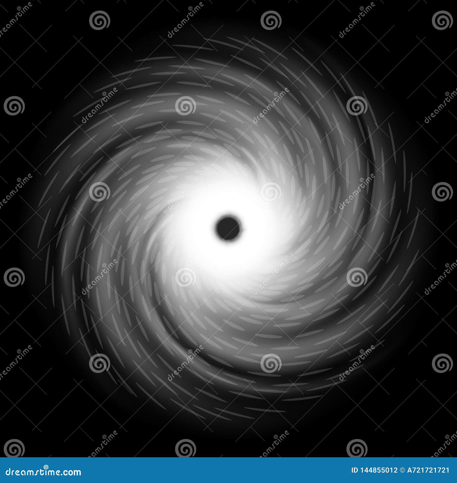 Realistic Hurricane Cyclone Vector Icon, Typhoon Spiral Storm Logo ...