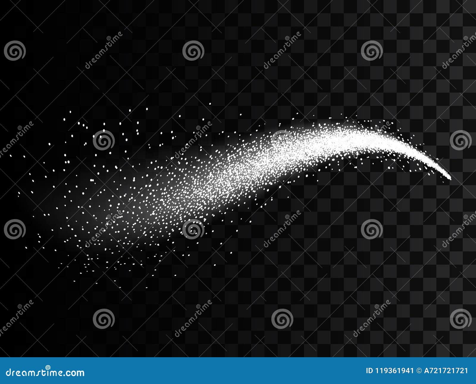 Creative Illustration of Water Spray Mist on Transparent Background ...