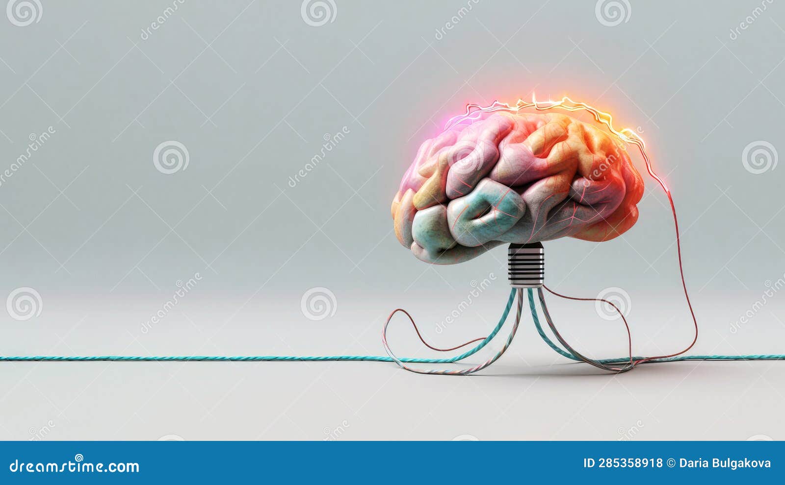 Flash Brain Vector Illustration | CartoonDealer.com #12828858
