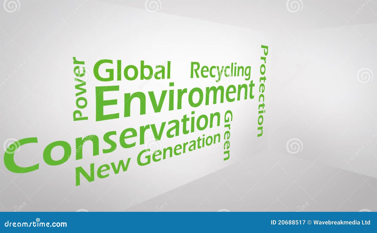 Creative Image of Green Concept Stock Illustration - Illustration of ...