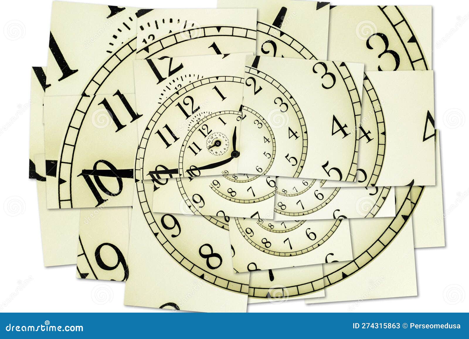 Hypnotist With A Clock In A Shirt And Tie Vector | CartoonDealer.com ...