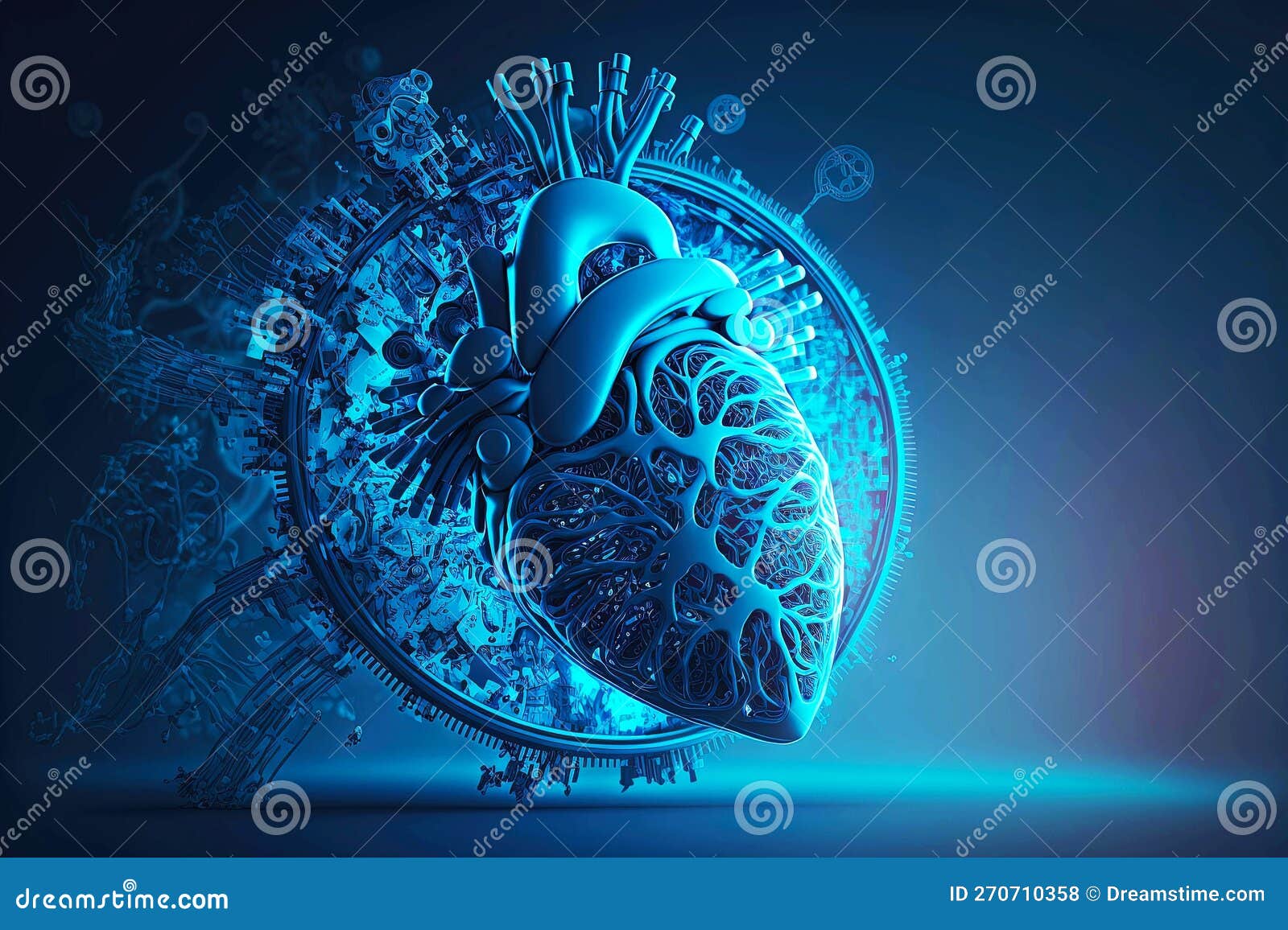 Creative Image of Working Heart To Demonstrate Idea of Business Concept ...