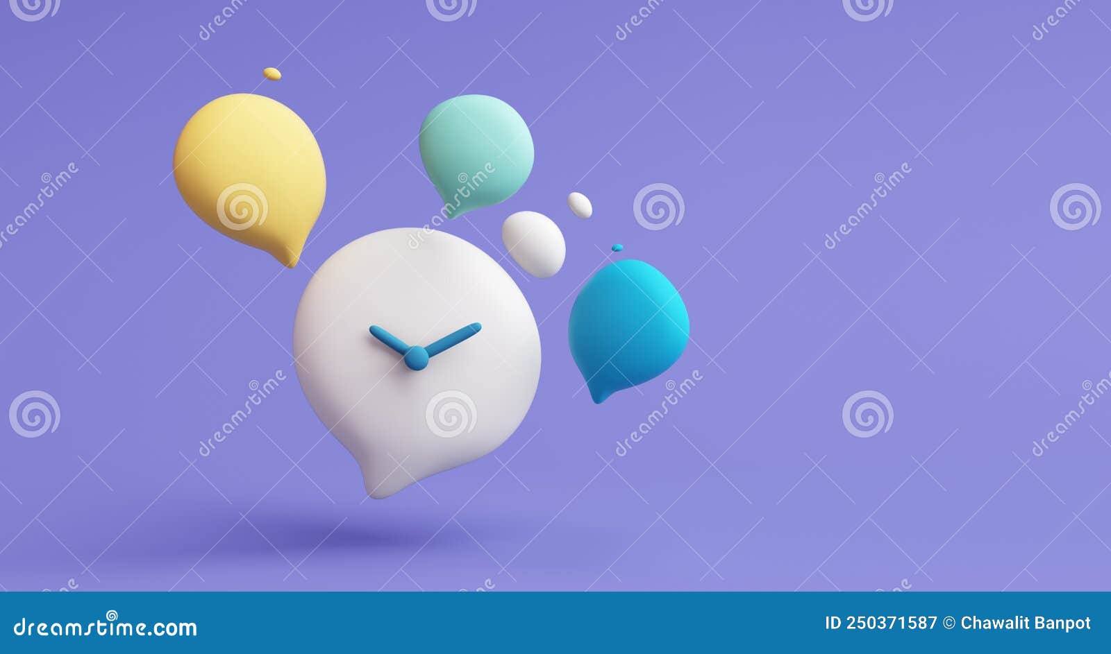 Clock Time Creative Imagination Conversation Inbox Direct Message Chat ...