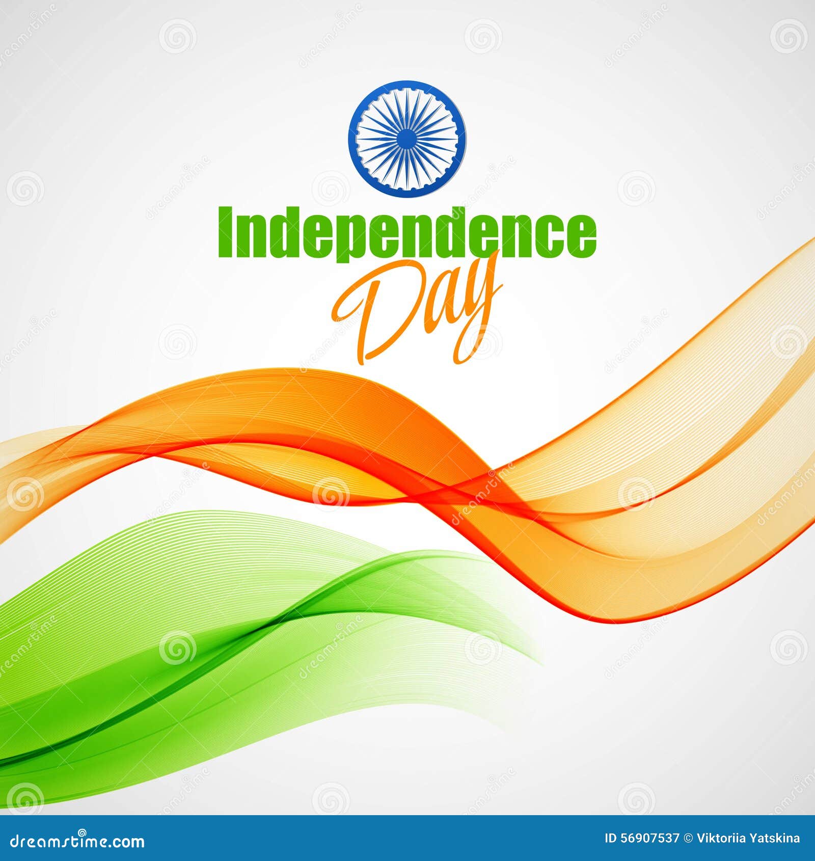 Creative Indian Independence Day Concept. Vector Stock Vector ...