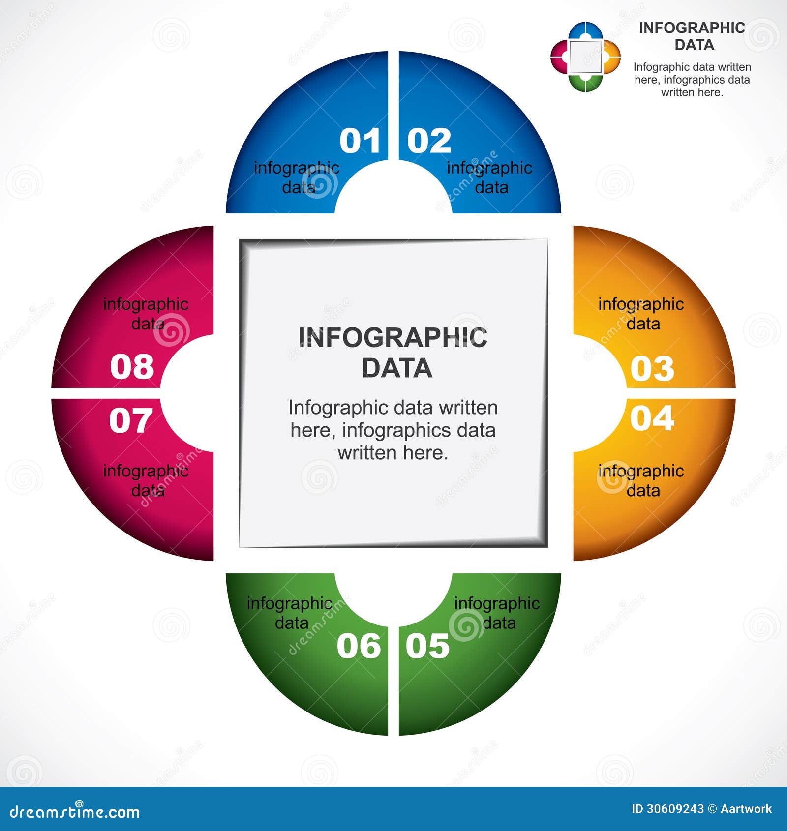 Creative Info-graphic Design Stock Vector - Illustration of management ...