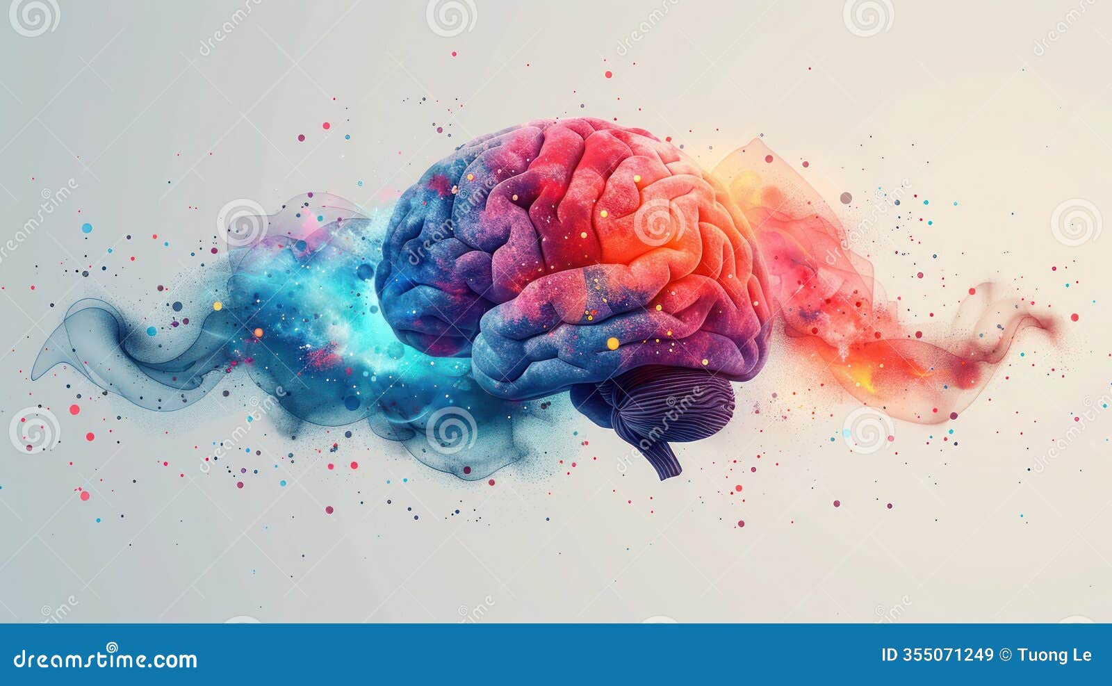 Creative Infographic with Brain Illustration for Idea Generation and ...