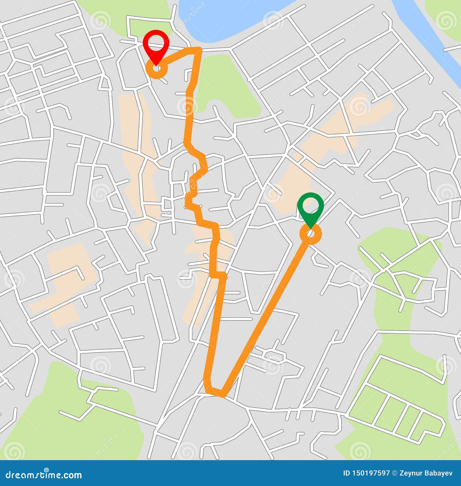 Creative Infographic City Map Navigation for Your Dashboard Concept ...