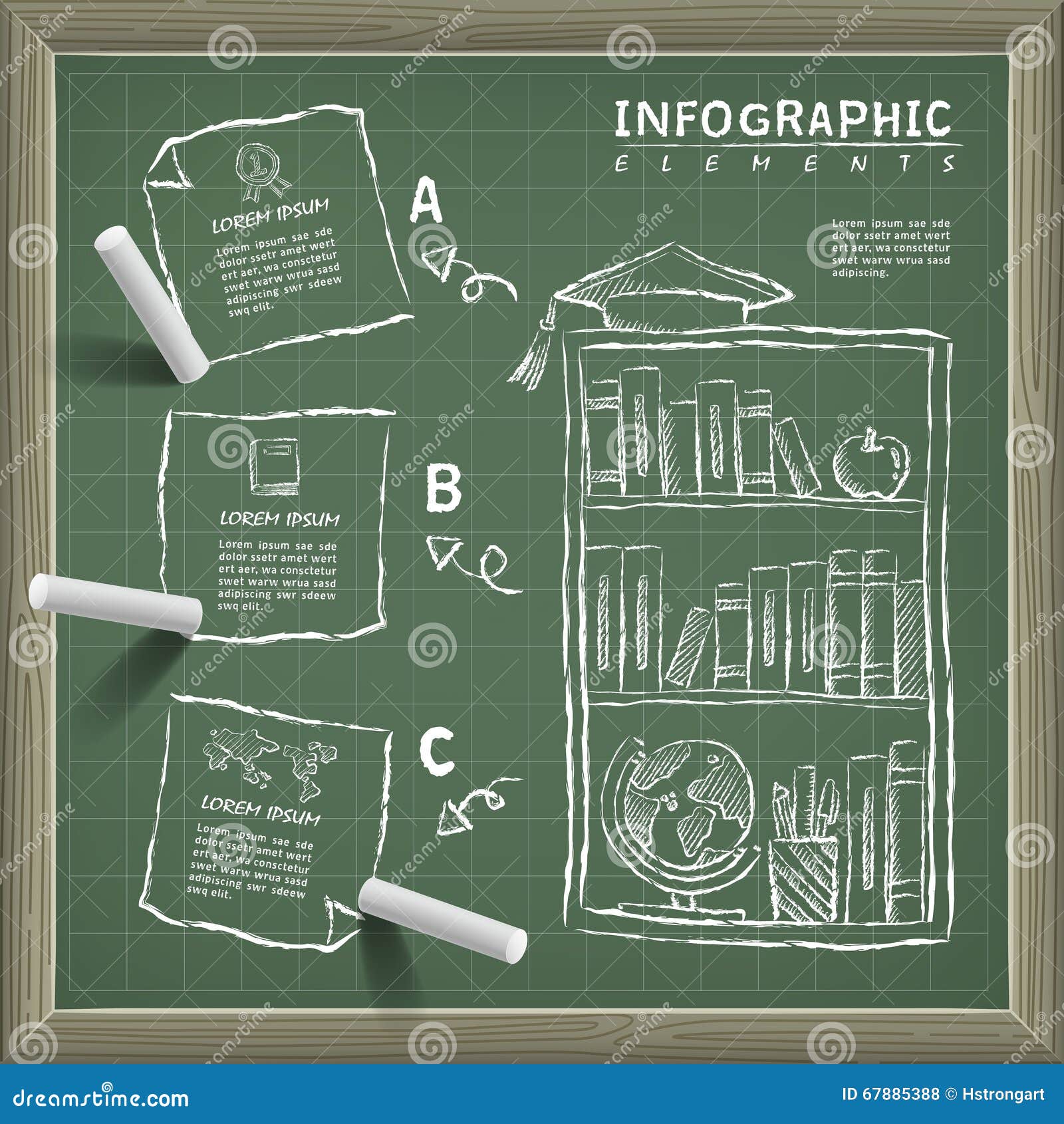 Creative Infographic Design Stock Illustration - Illustration of chart ...