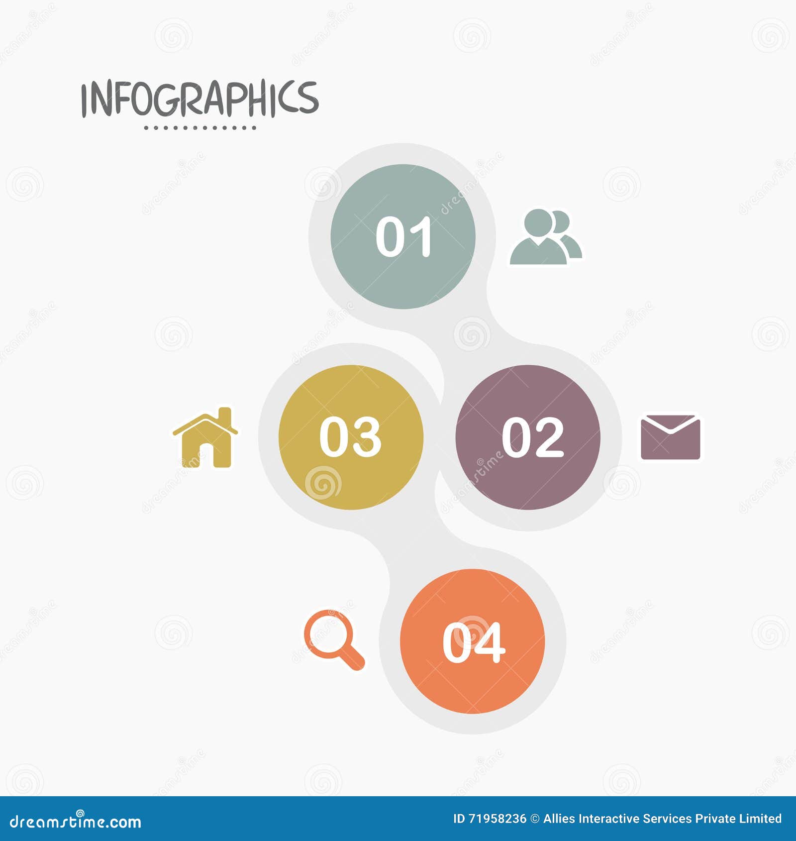 Creative Infographic Element for Business. Stock Illustration ...