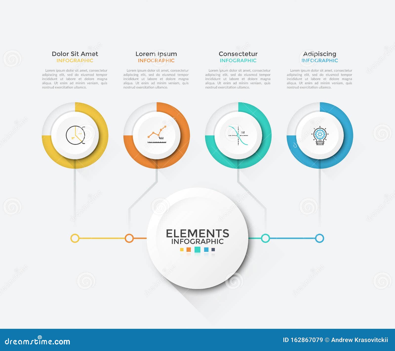 Creative Infographic Template Stock Vector - Illustration of analysis ...