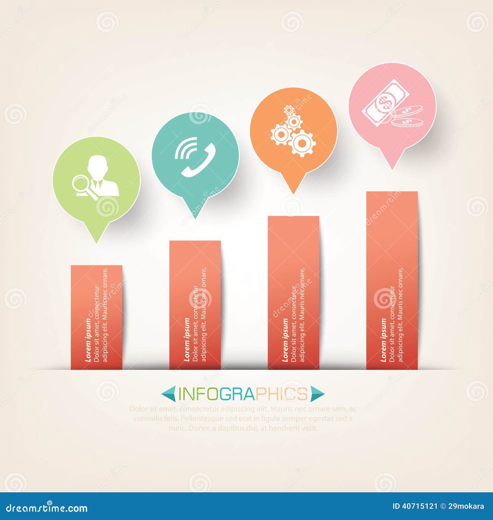 Creative Infographics Left And Right Brain Function Idea Cartoon Vector ...