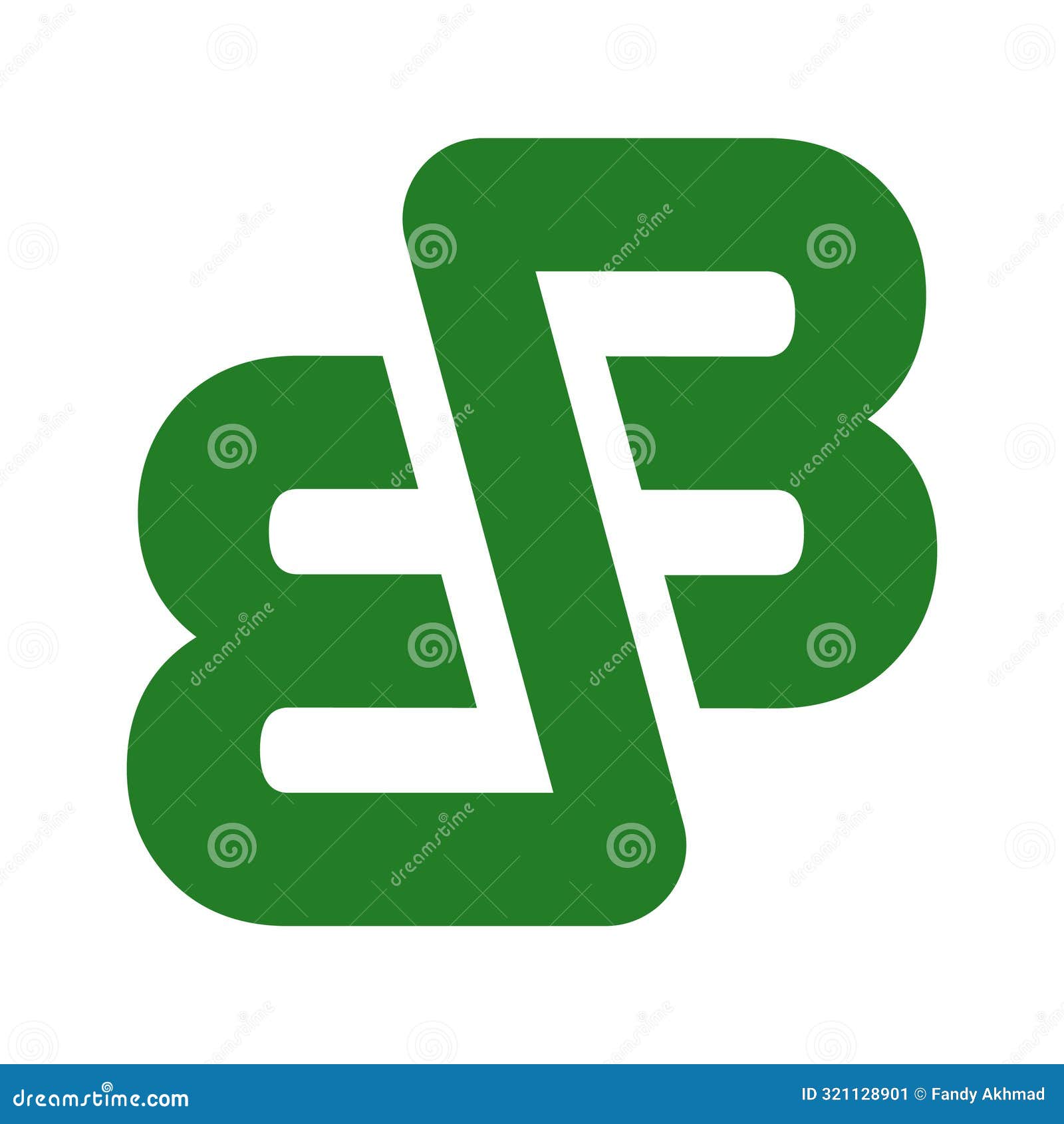 Creative Initial BB Letter Combined Logo Design Vector Graphic Symbol ...