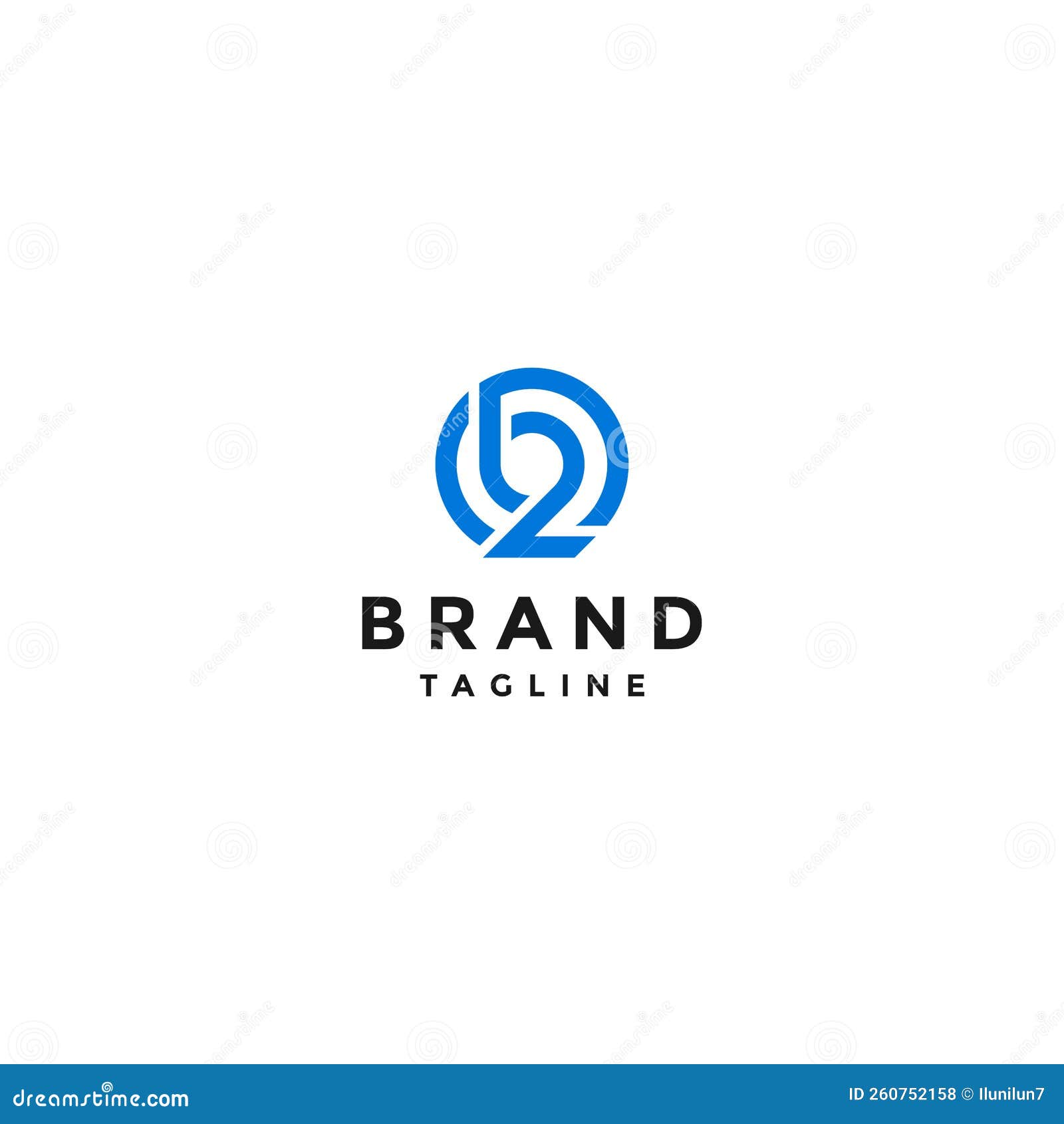 Creative Initial Letter B2 Logo Design Stock Vector - Illustration of ... Creative Initial Letter B2 Logo Design Stock Vector - Illustration of ...