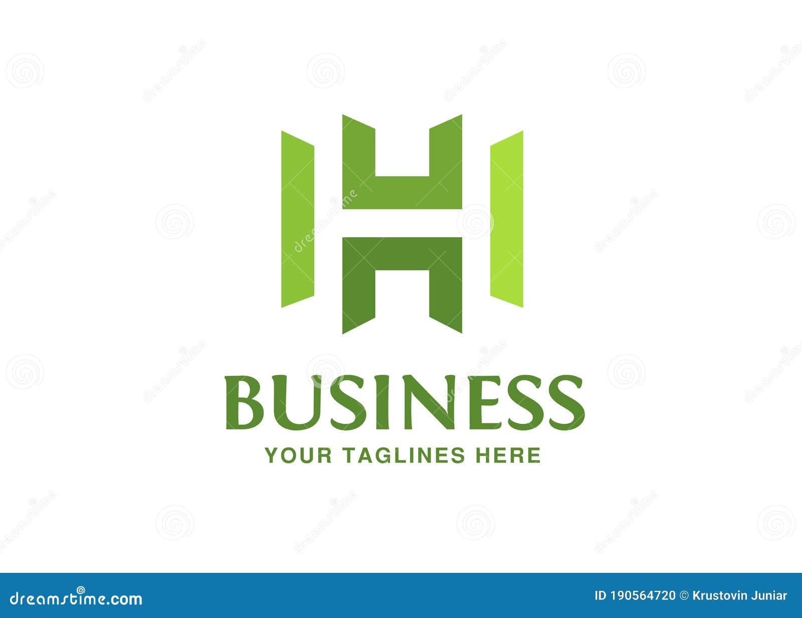 Creative Initial Letter H Ideas Logo Stock Vector - Illustration of ...
