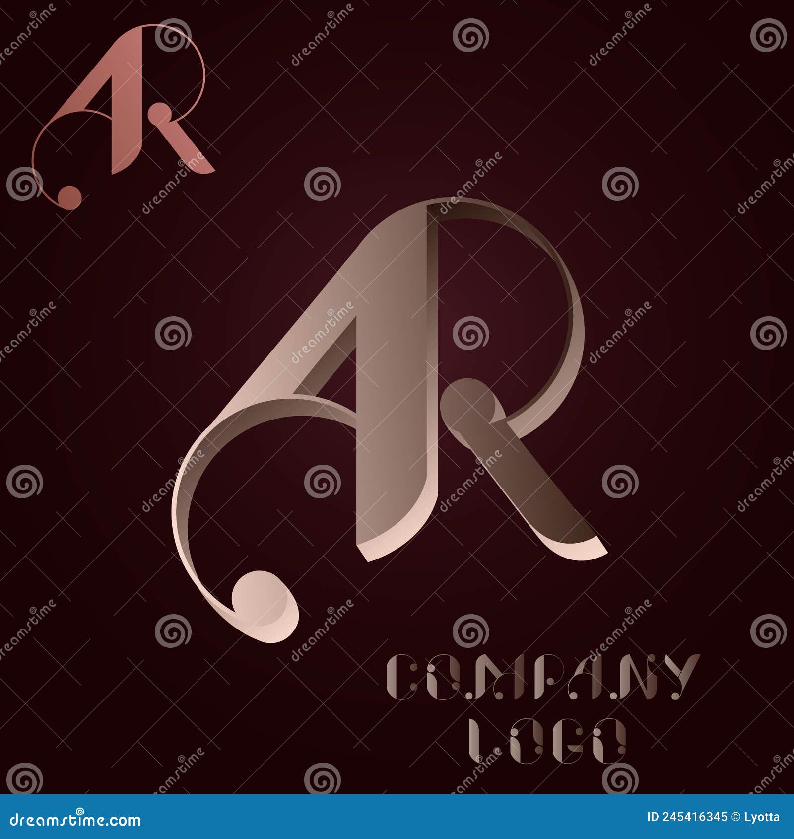 Creative Initial Letter Icon Abstract Company Logo Monogram, Design ...