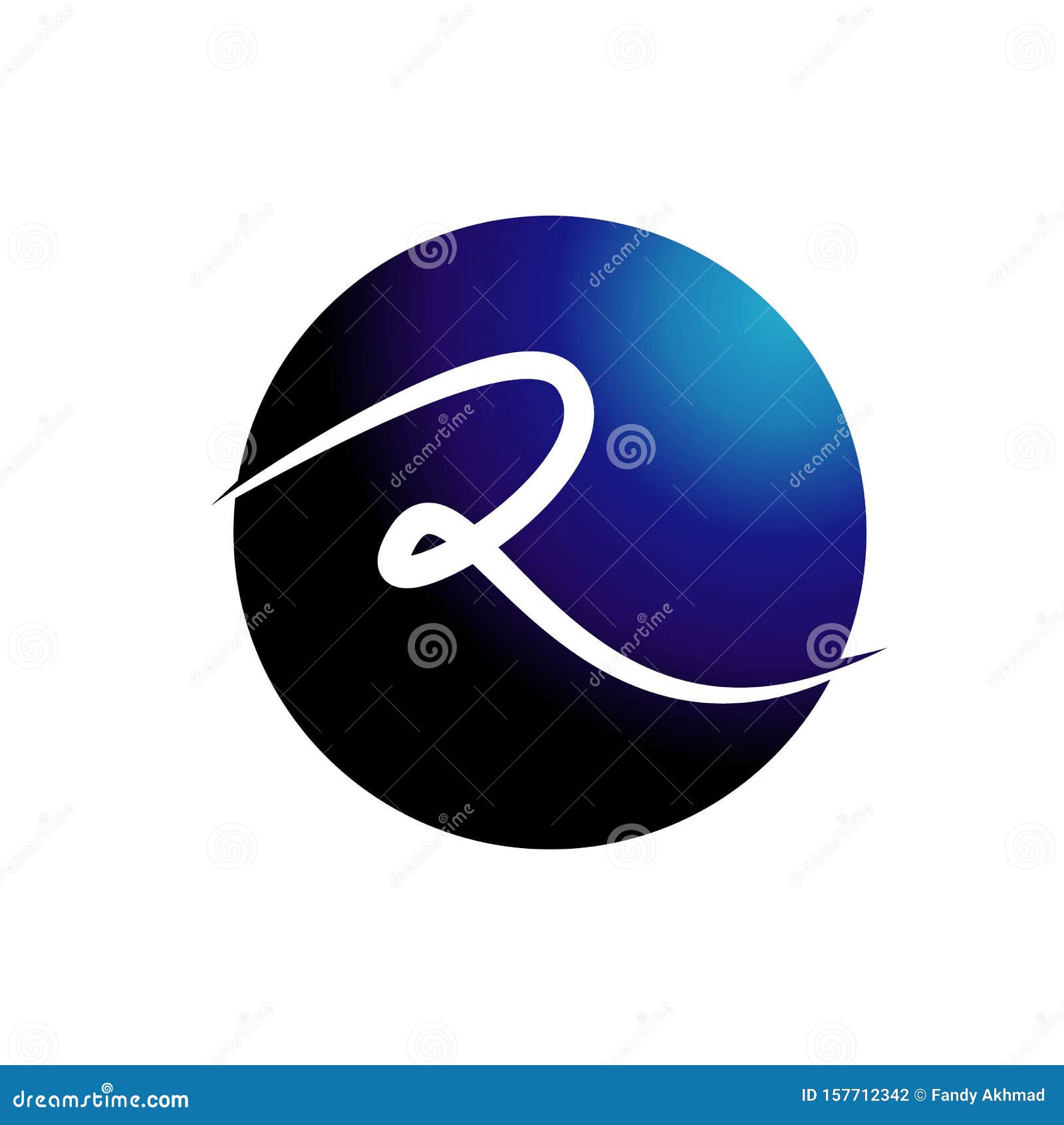 Creative Initial Letter R Logo Design Vector Graphic Concept Stock ...