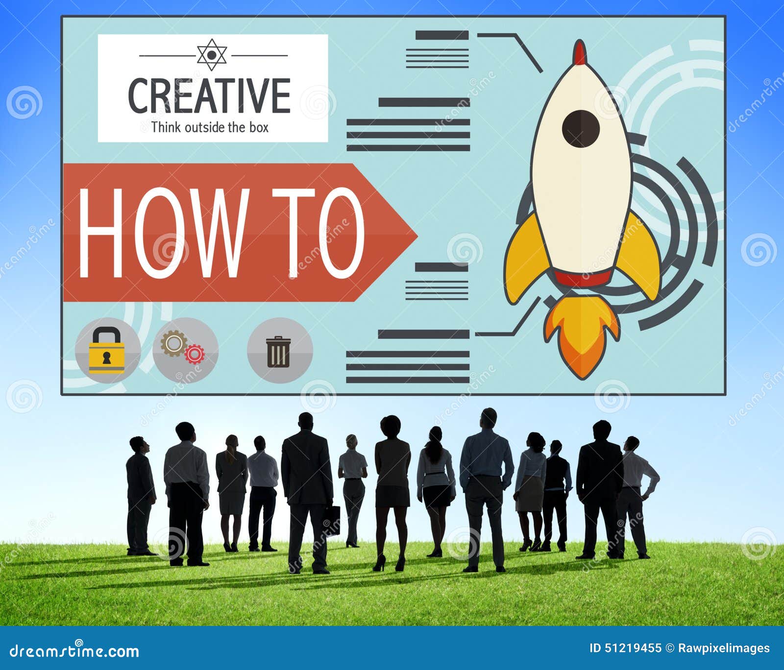 Creative Innovation Development Growth Success Plan Concept Stock ...