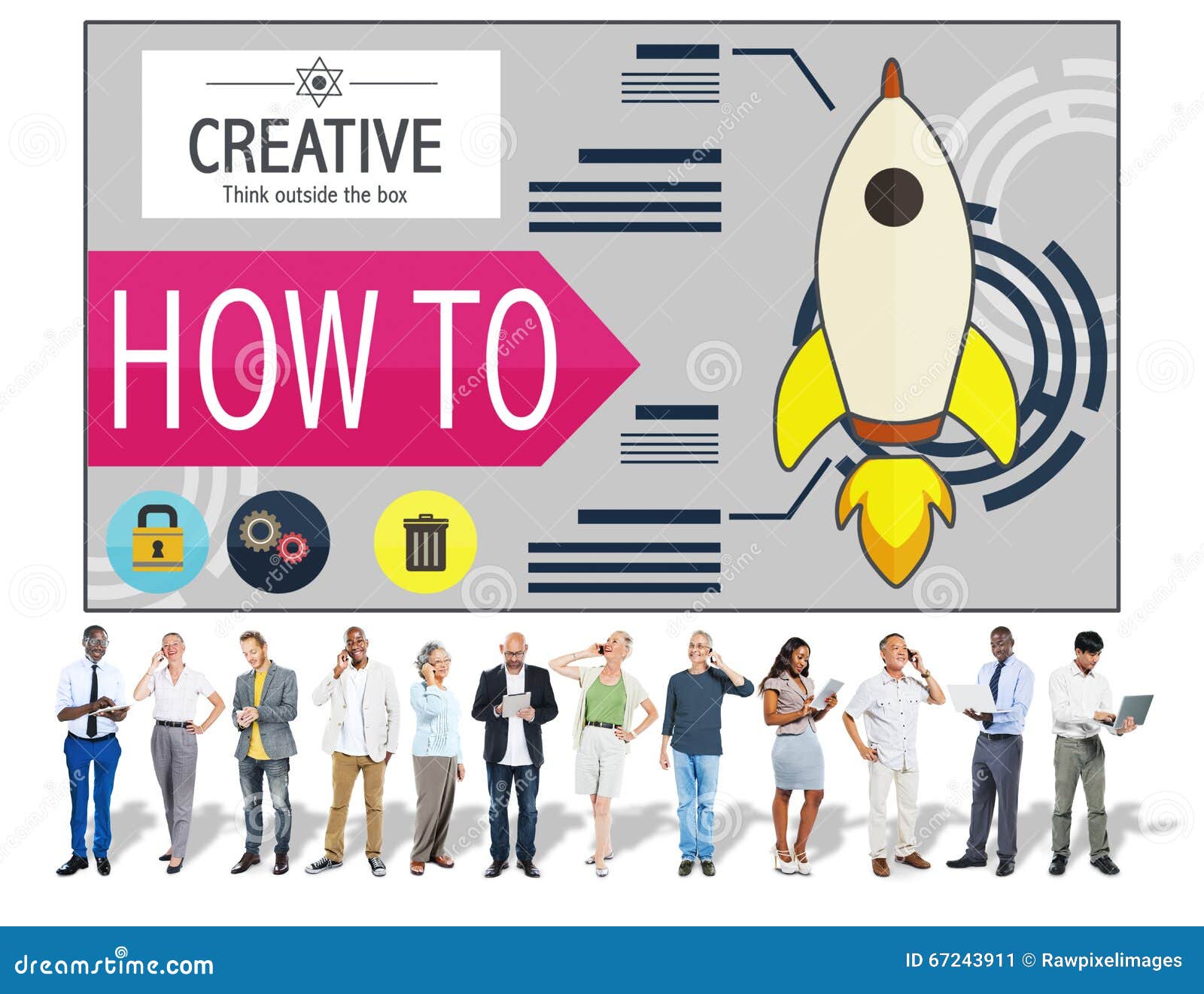 Creative Innovation Development Growth Success Plan Concept Stock Image ...