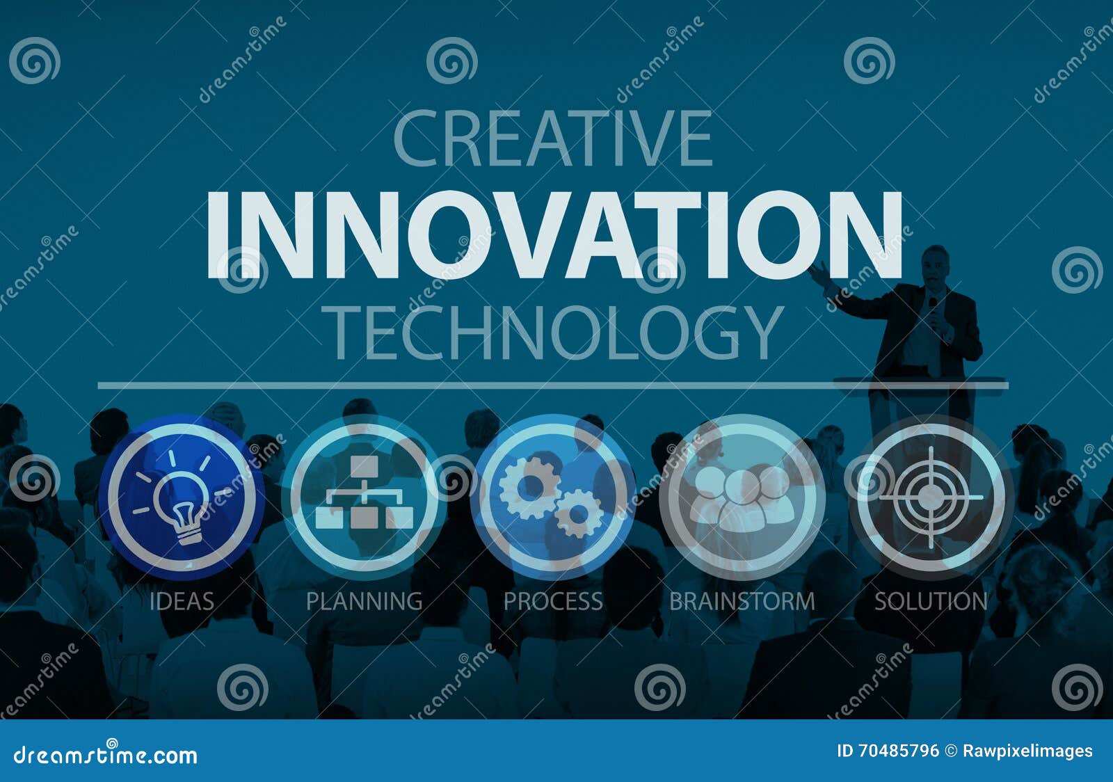 Creative Innovation Development Strategy Improvement Concept Stock ...