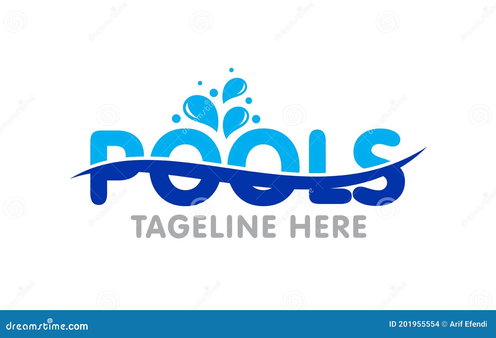 Creative Innovation Graphic Vector for Swimming Pool Concept Logo ...