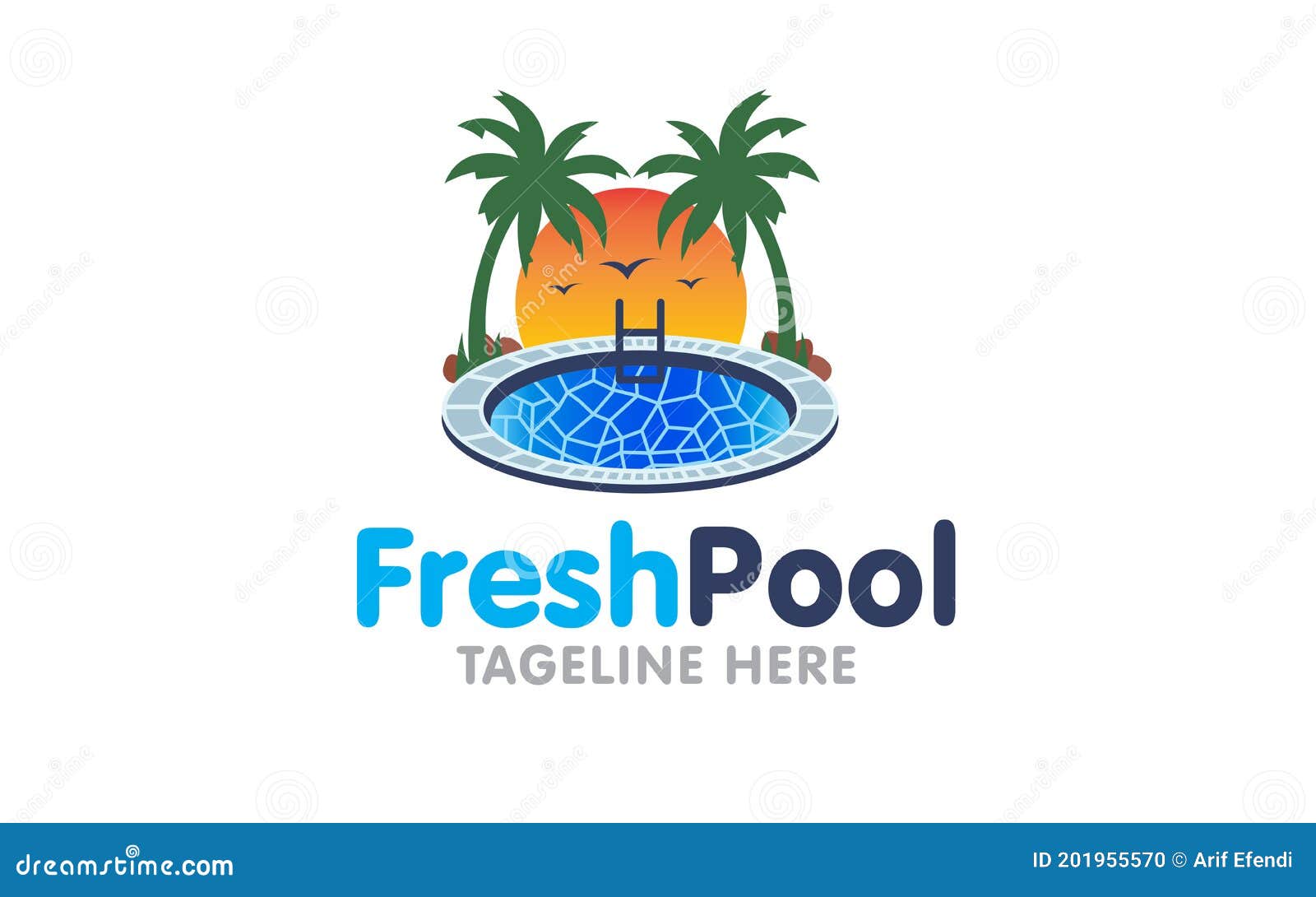 Creative Innovation Graphic Vector for Swimming Pool Concept Logo ...
