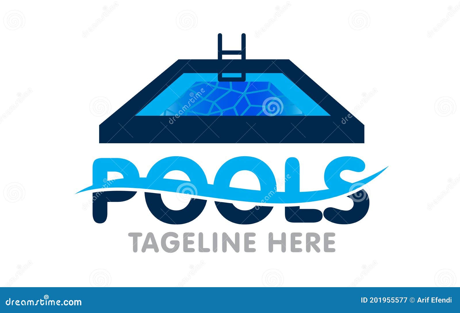 Creative Innovation Graphic Vector for Swimming Pool Concept Logo ...