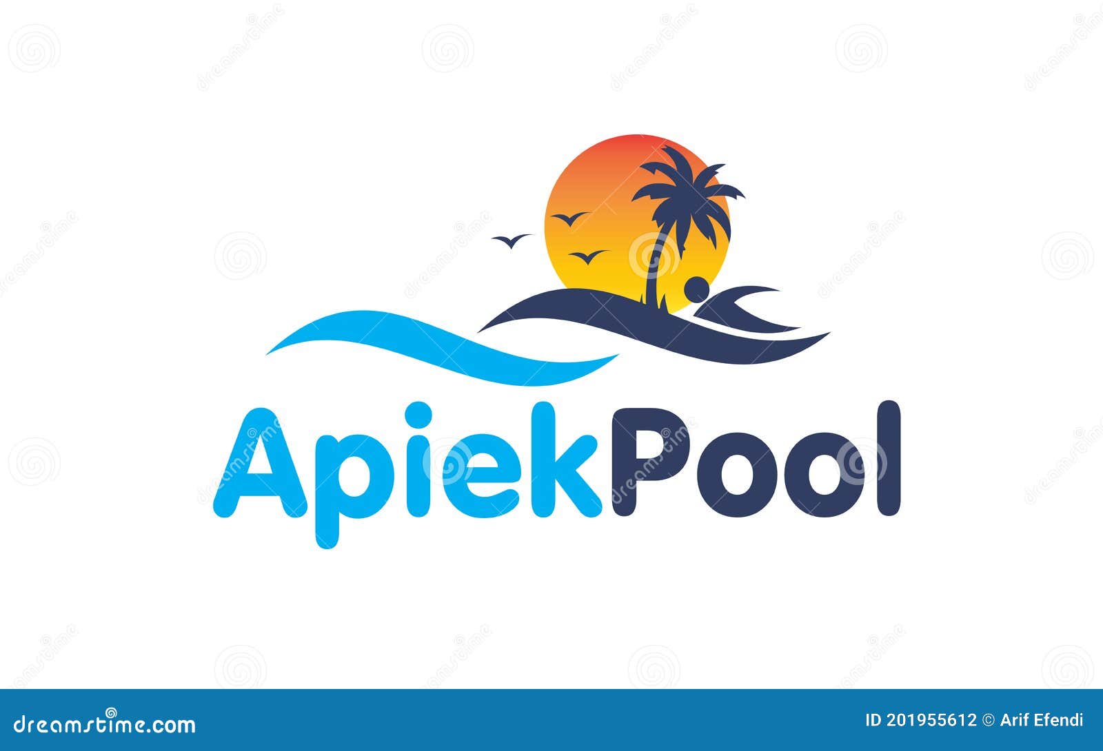 Creative Innovation Graphic Vector for Swimming Pool Concept Logo ...