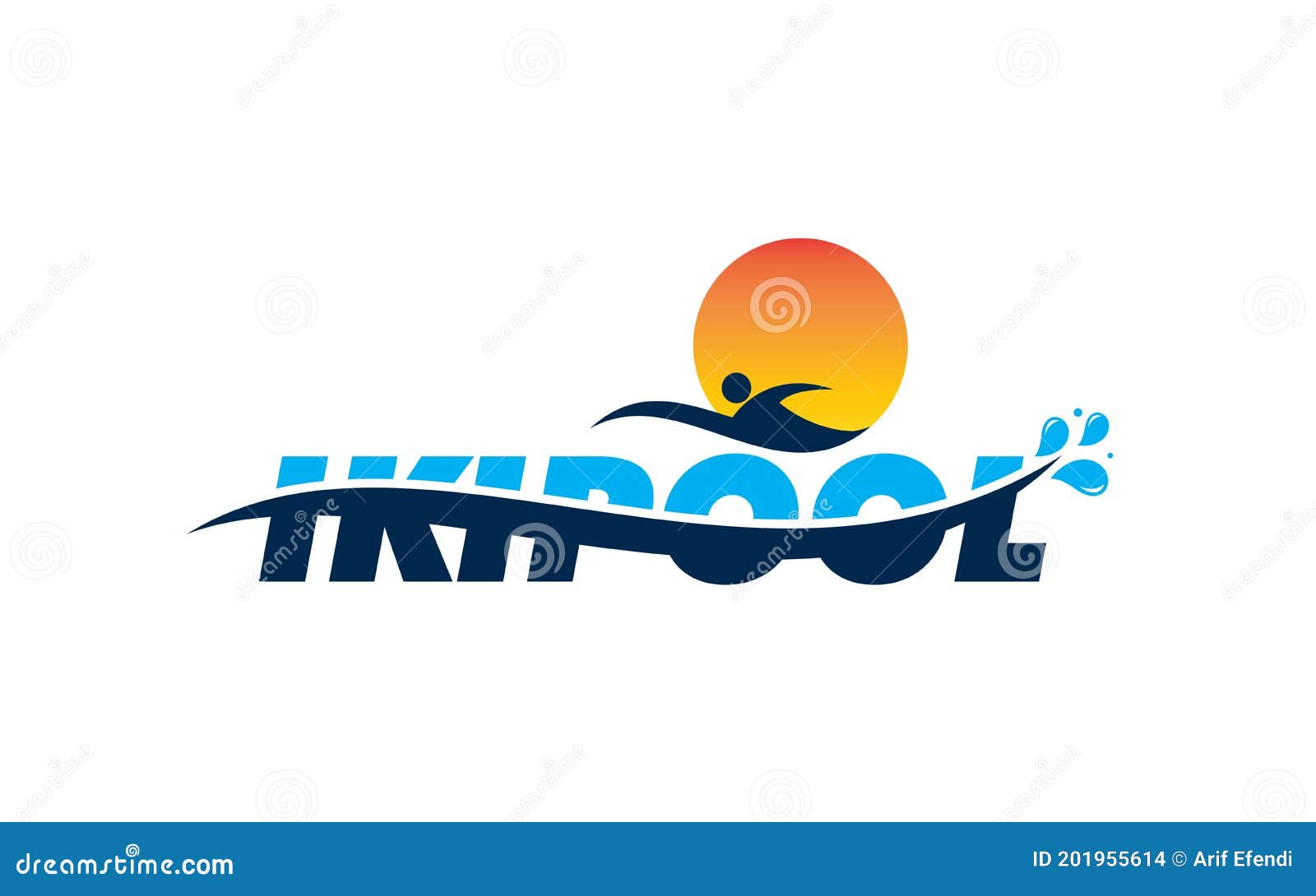 Creative Innovation Graphic Vector for Swimming Pool Concept Logo ...