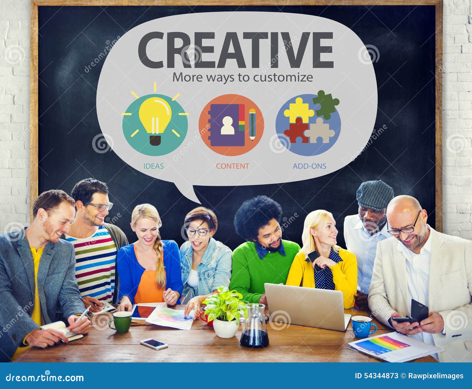 Creative Innovation Vision Inspiration Customize Concept Stock Image ...