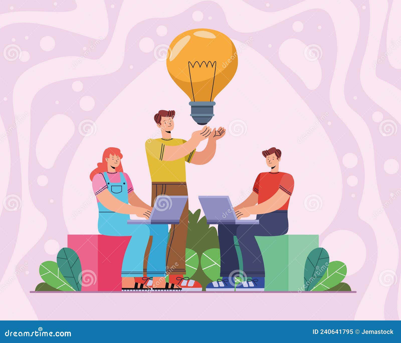 Creative innovative people stock vector. Illustration of concepts ...