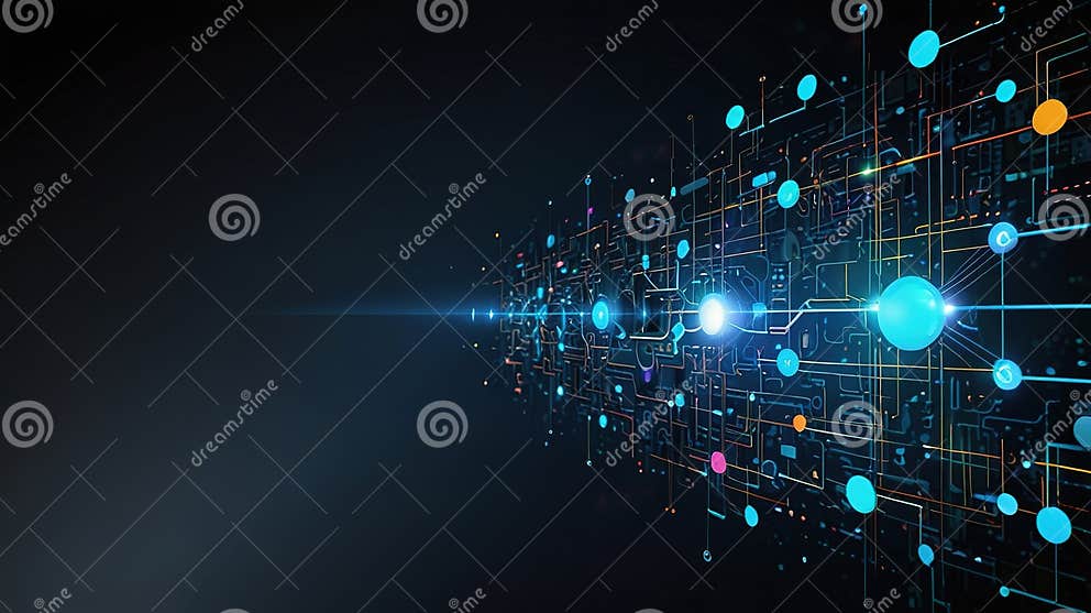 Creative Inovative Technology Background Stock Illustration ...