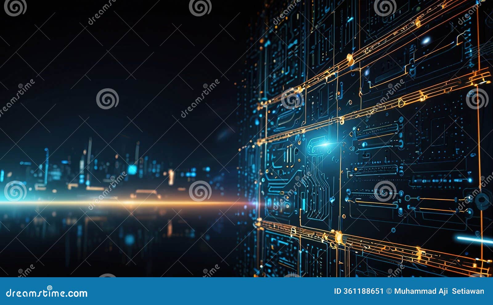 Creative Inovative Technology Background Stock Illustration ...