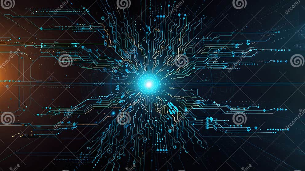 Creative Inovative Technology Background Stock Illustration ...