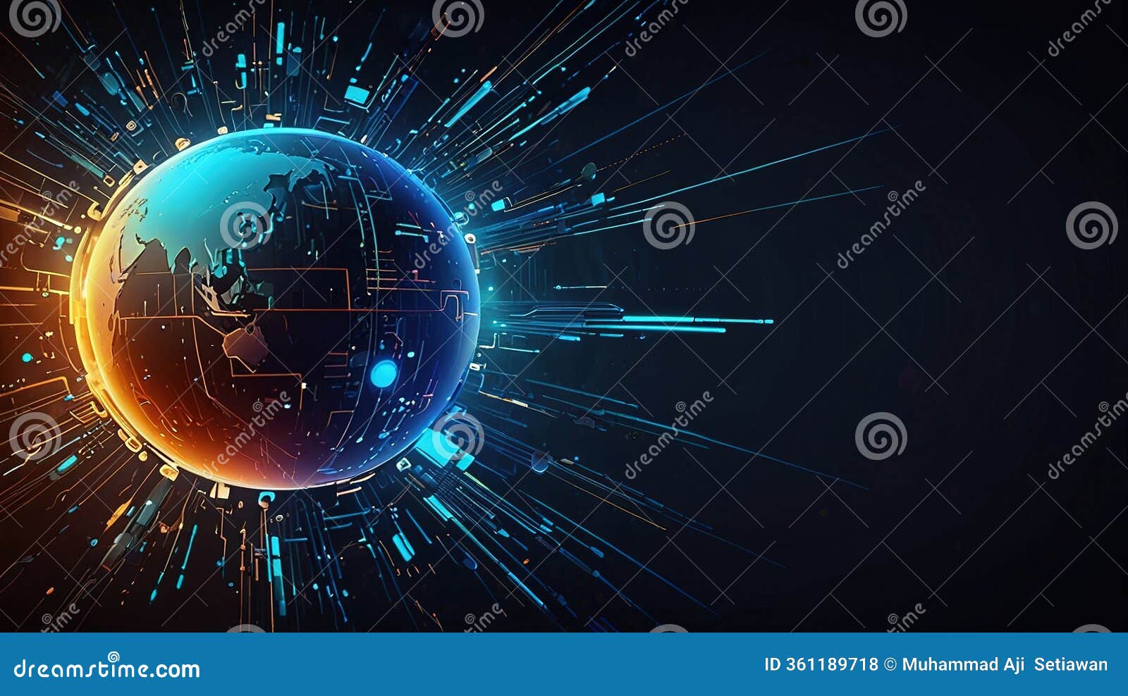 Creative Inovative Technology Background Stock Illustration ...