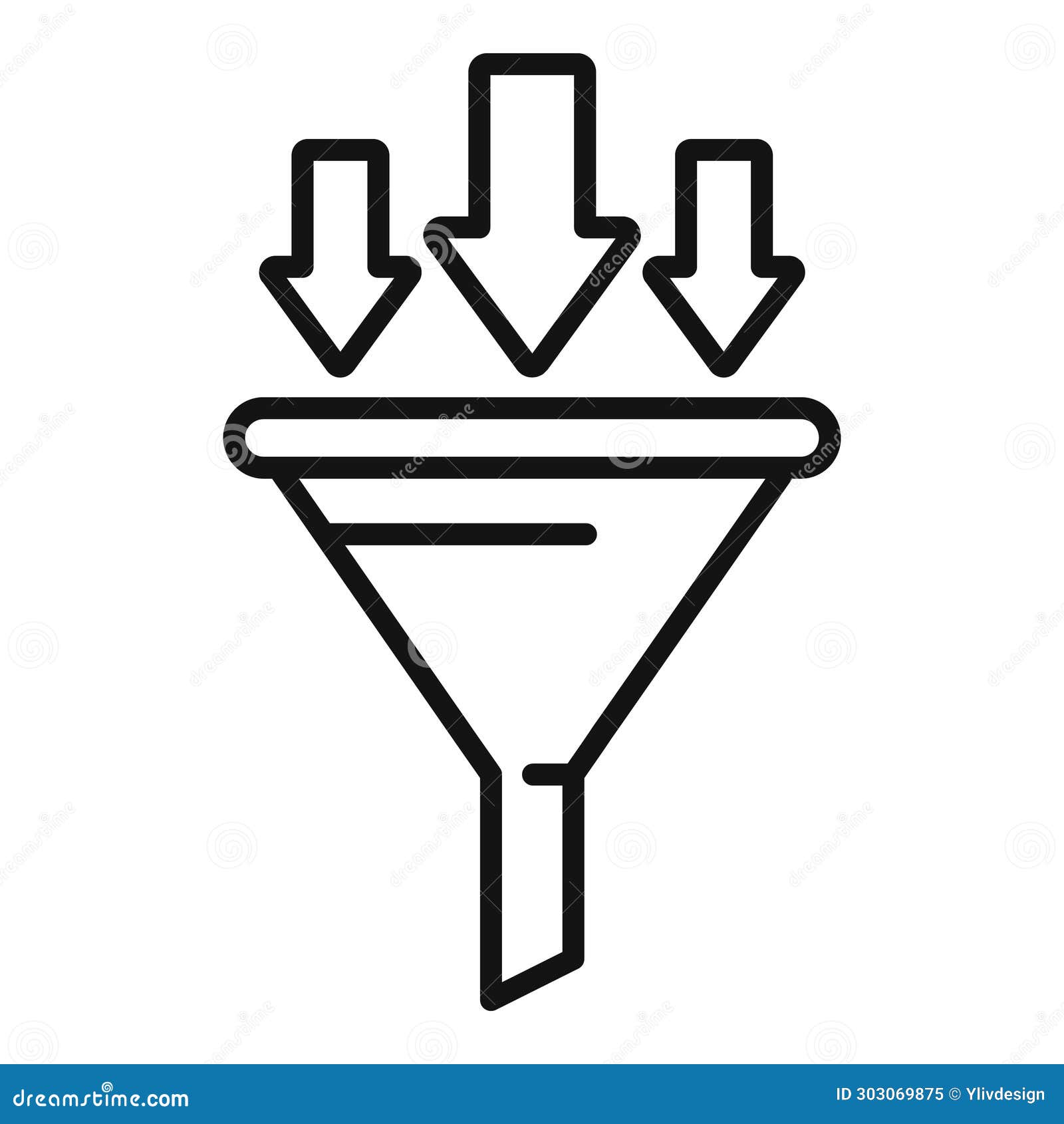 Vector Funnel Symbol Icon Design | CartoonDealer.com #173461471