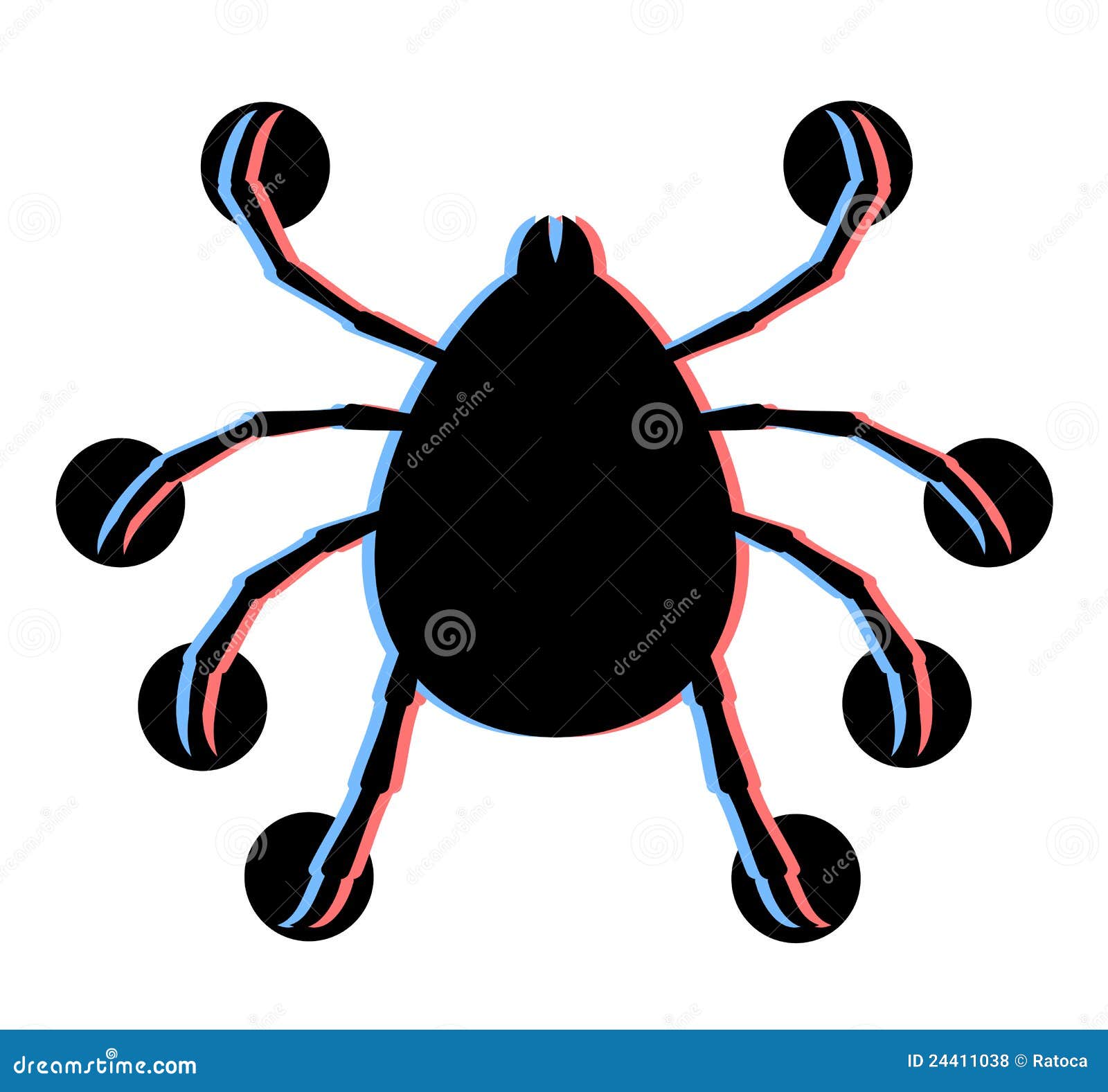 Creative insect stock vector. Illustration of degradation - 24411038