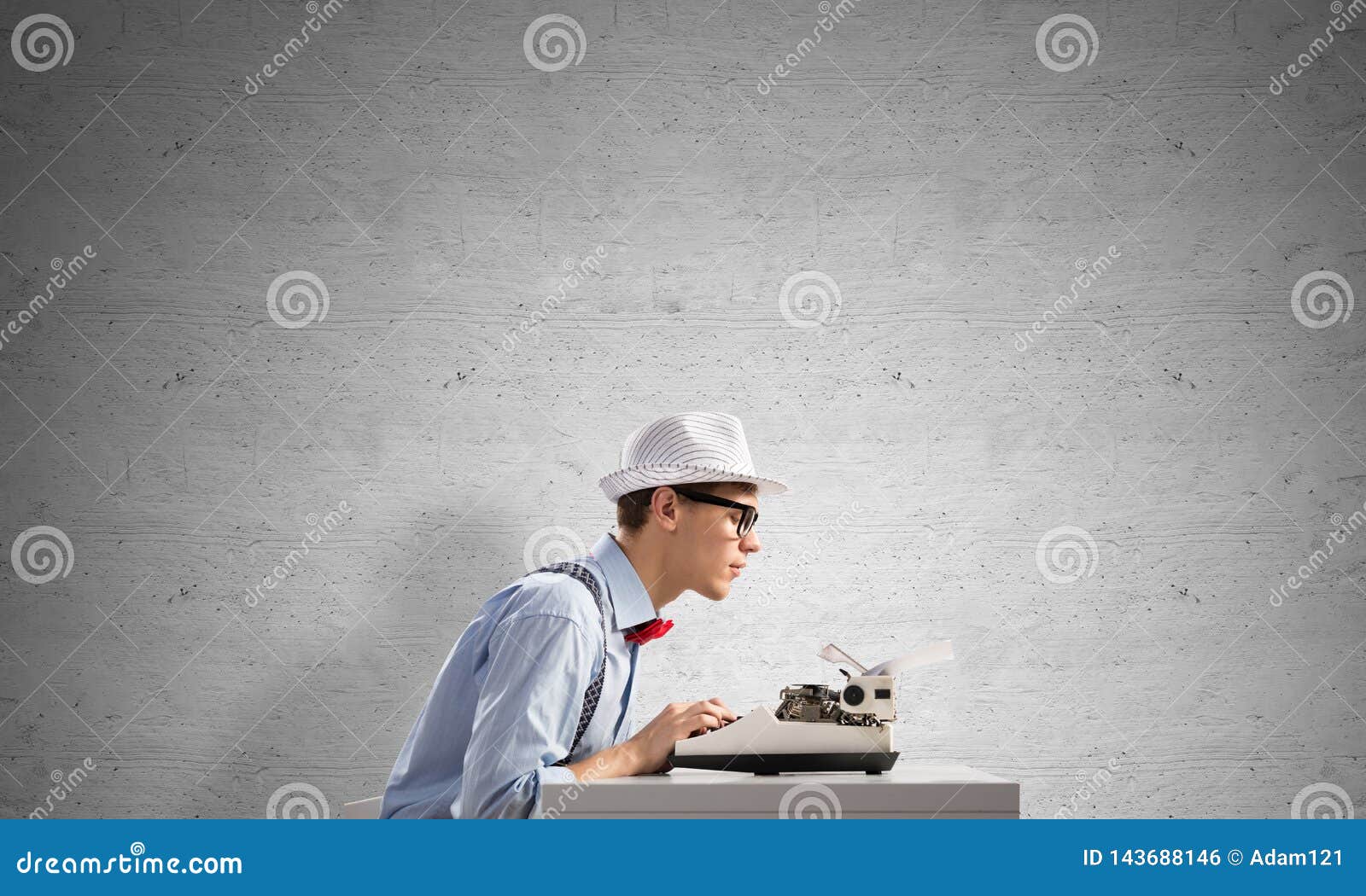 Creative Inspiration of Young Writer. Stock Photo - Image of paper ...