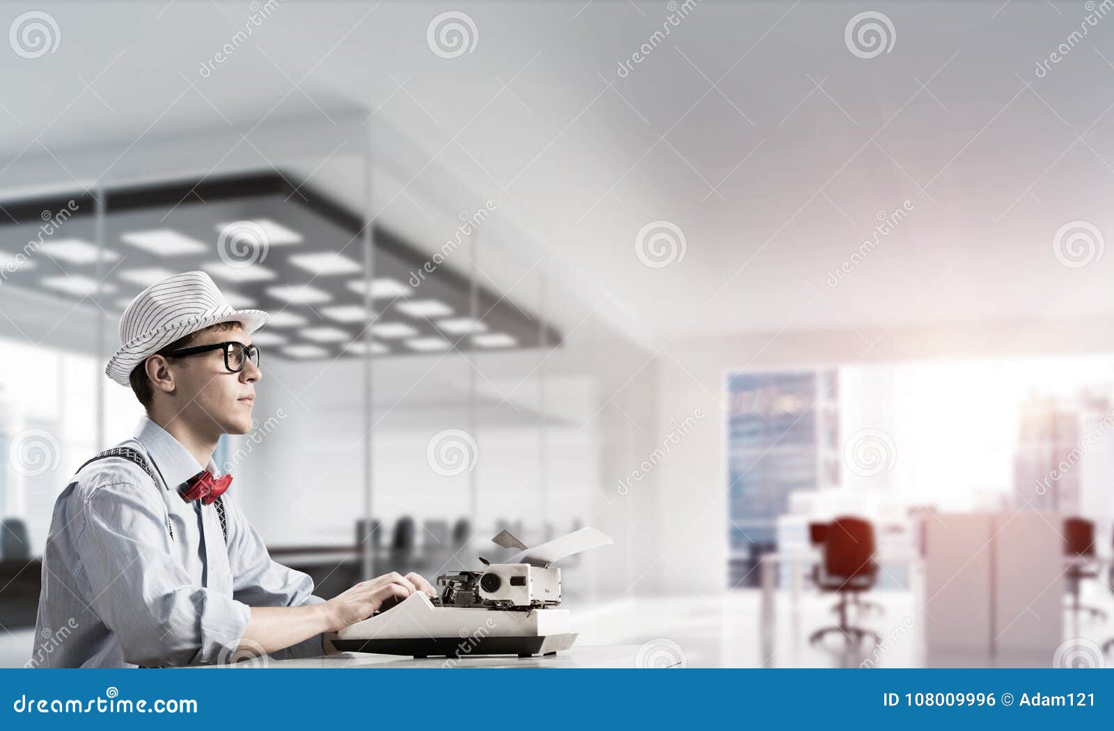 Creative Inspiration of Young Writer. Stock Photo - Image of business ...