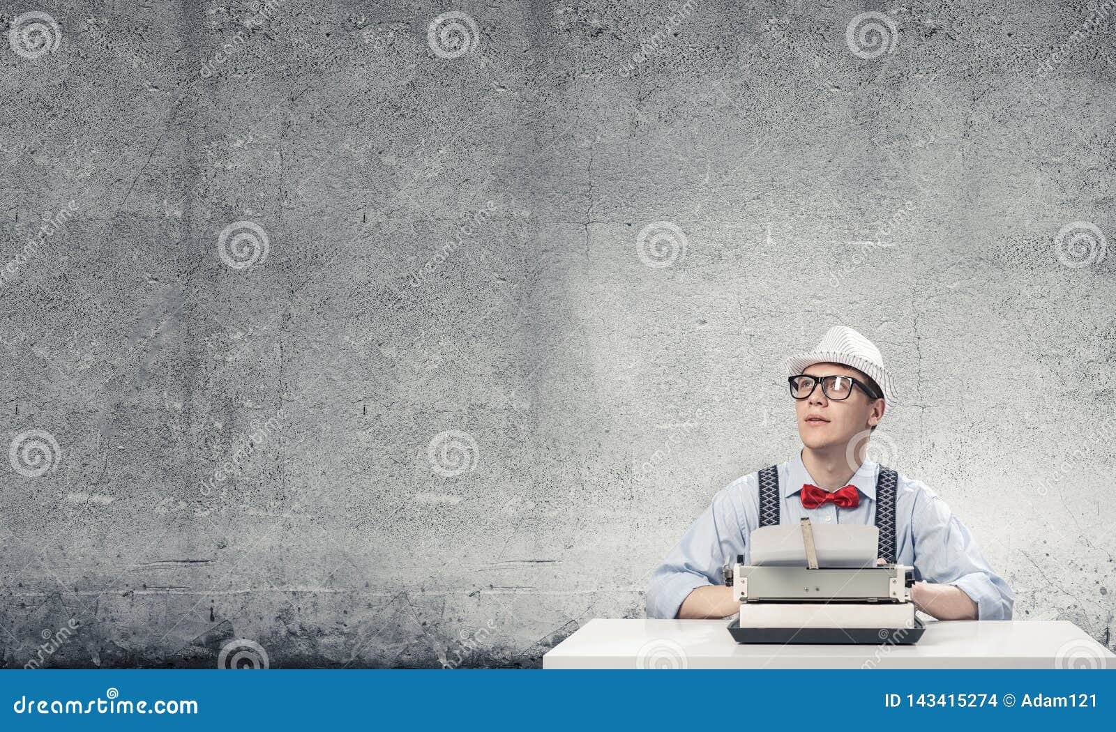 Creative Inspiration of Young Writer. Stock Photo - Image of caucasian ...