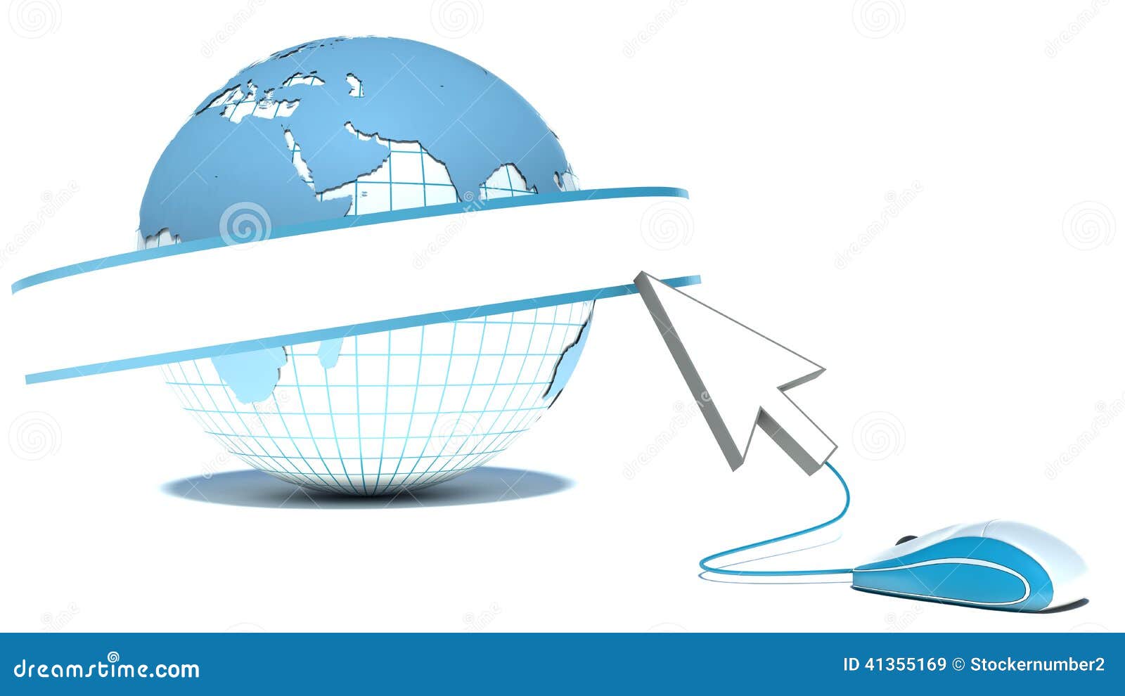Creative Internet, Www and Global Communication Network Concept Stock ...