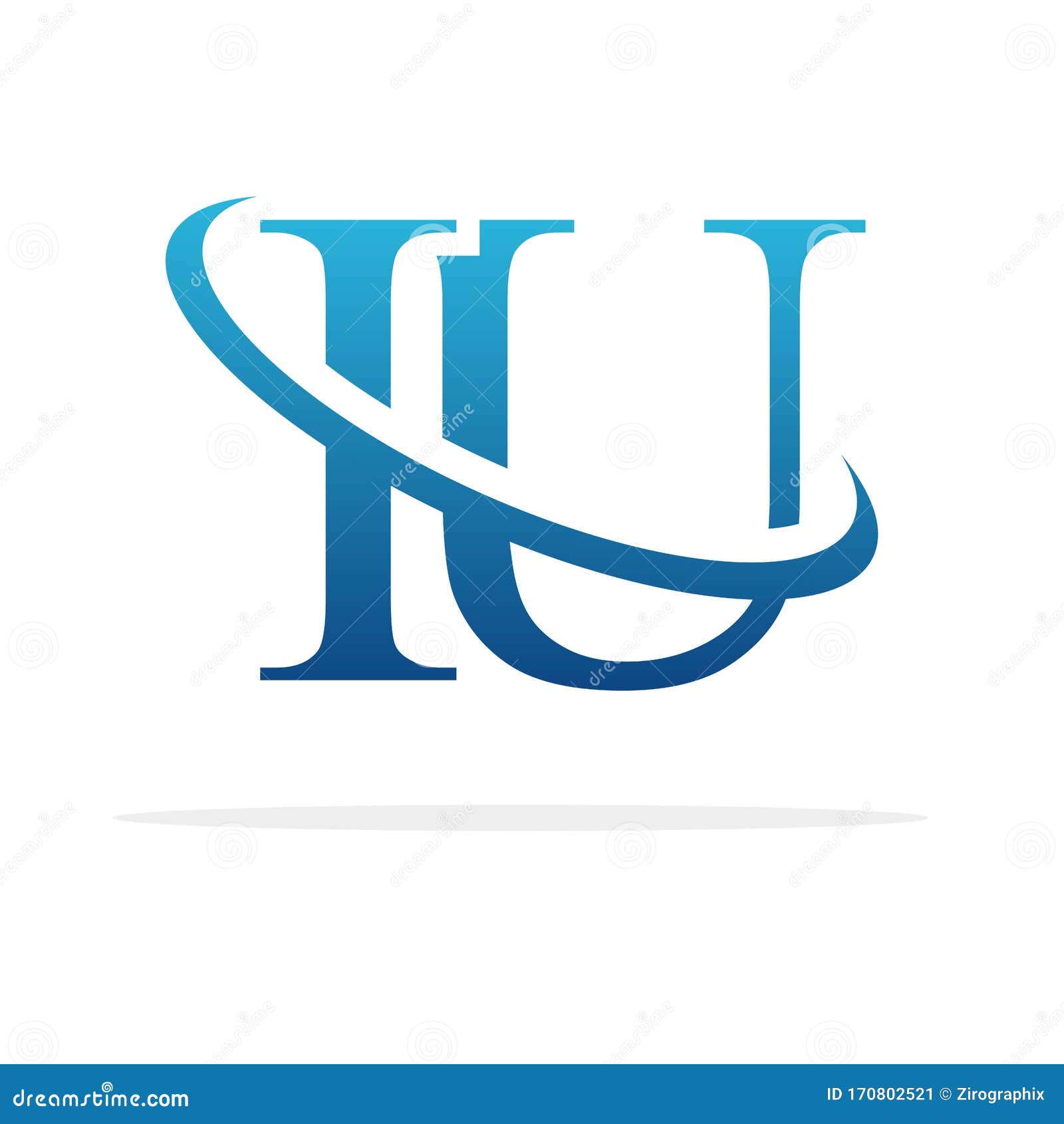 Creative IU Logo Icon Design Stock Vector - Illustration of symbol ...