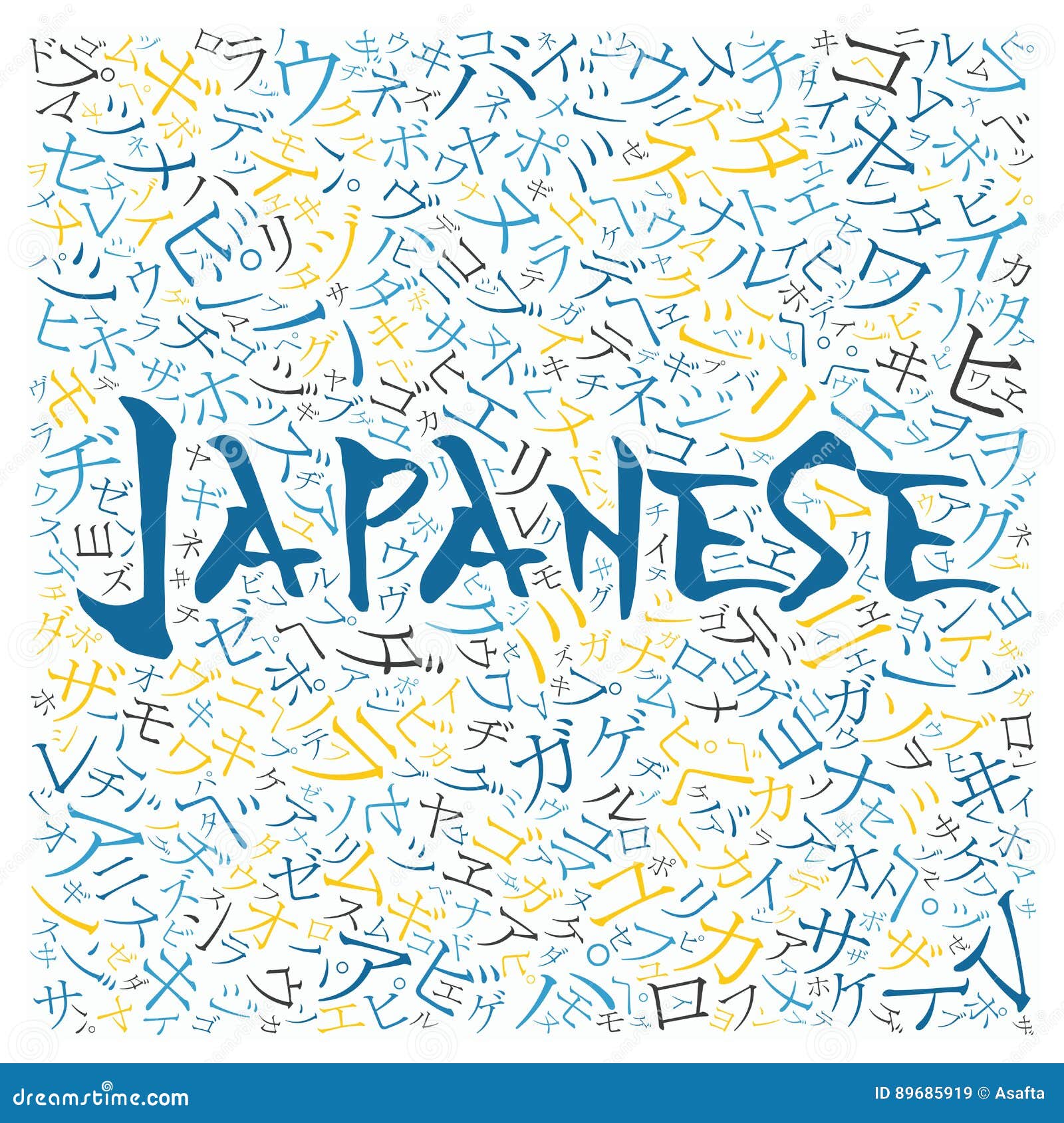 Creative Japanese Alphabet Texture Background Royalty-Free Stock Photo ...