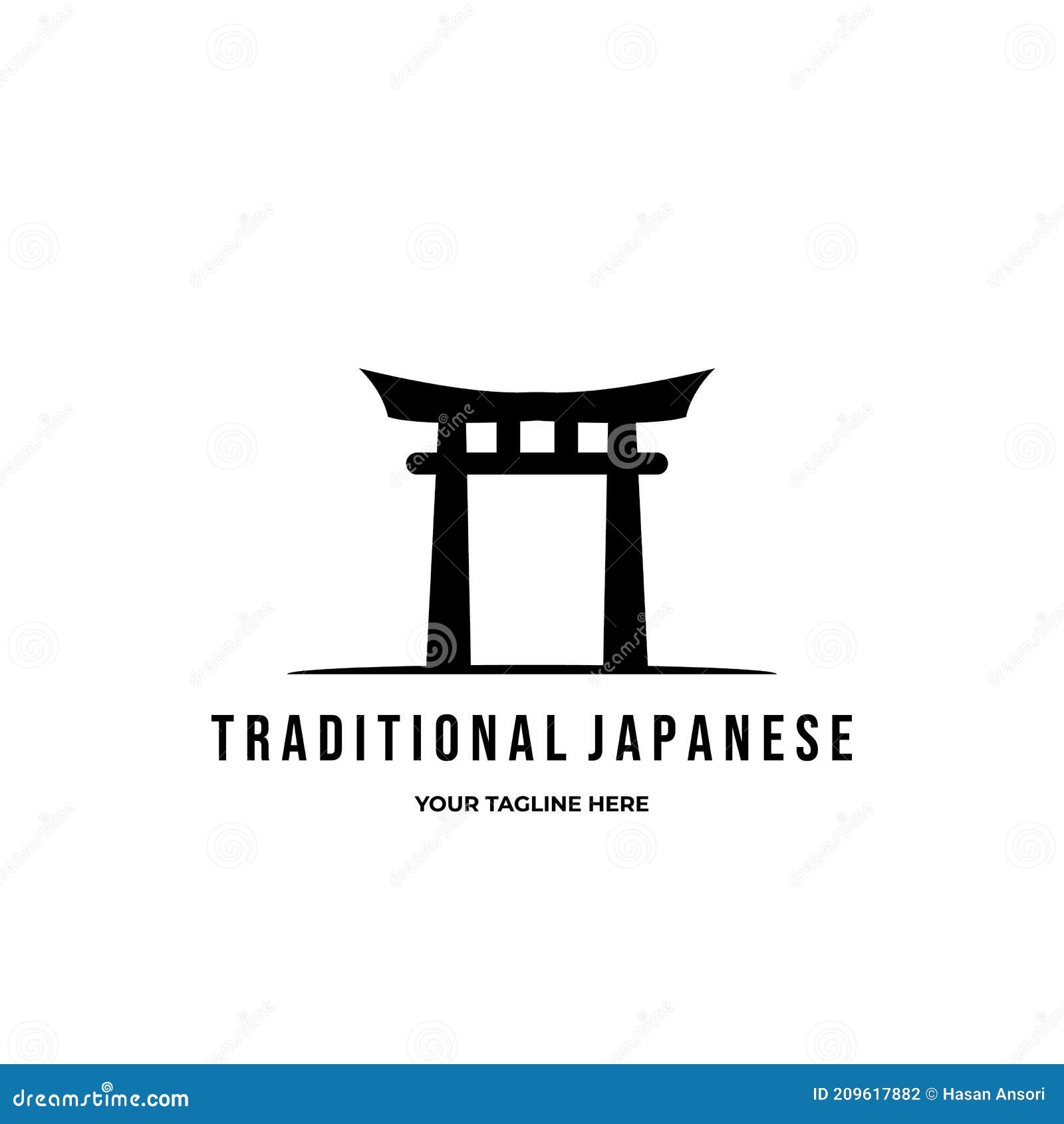 Creative Japanese Symbol Illustration Logo Vector Illustration Design ...