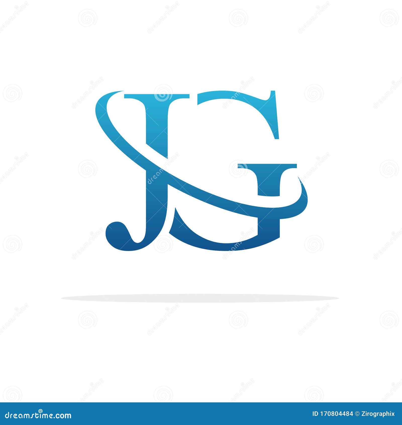 Creative JG Logo Icon Design Stock Vector - Illustration of icon ...