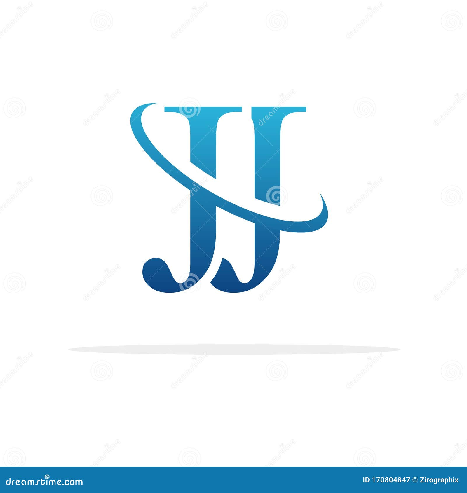 Creative JJ Logo Icon Design Stock Vector - Illustration of blue, logo ...